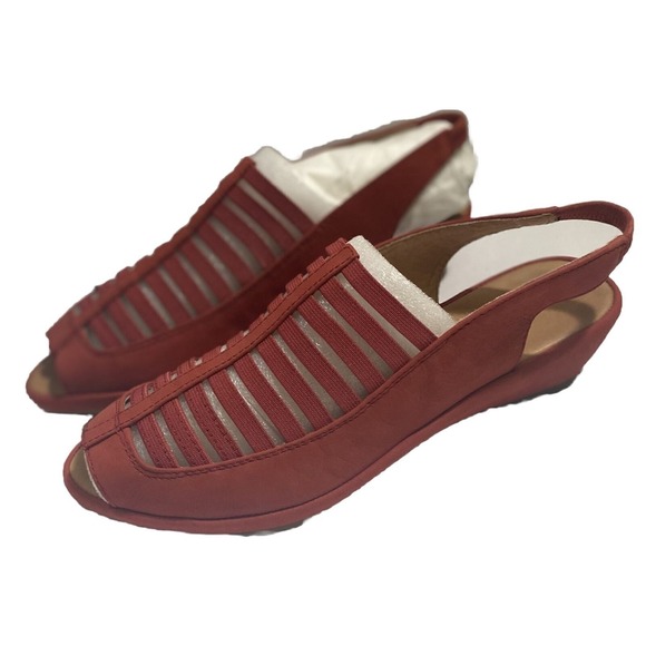 gentle souls | Shoes | Gentle Souls Lee Sand Wedge Slingback Sandal ...